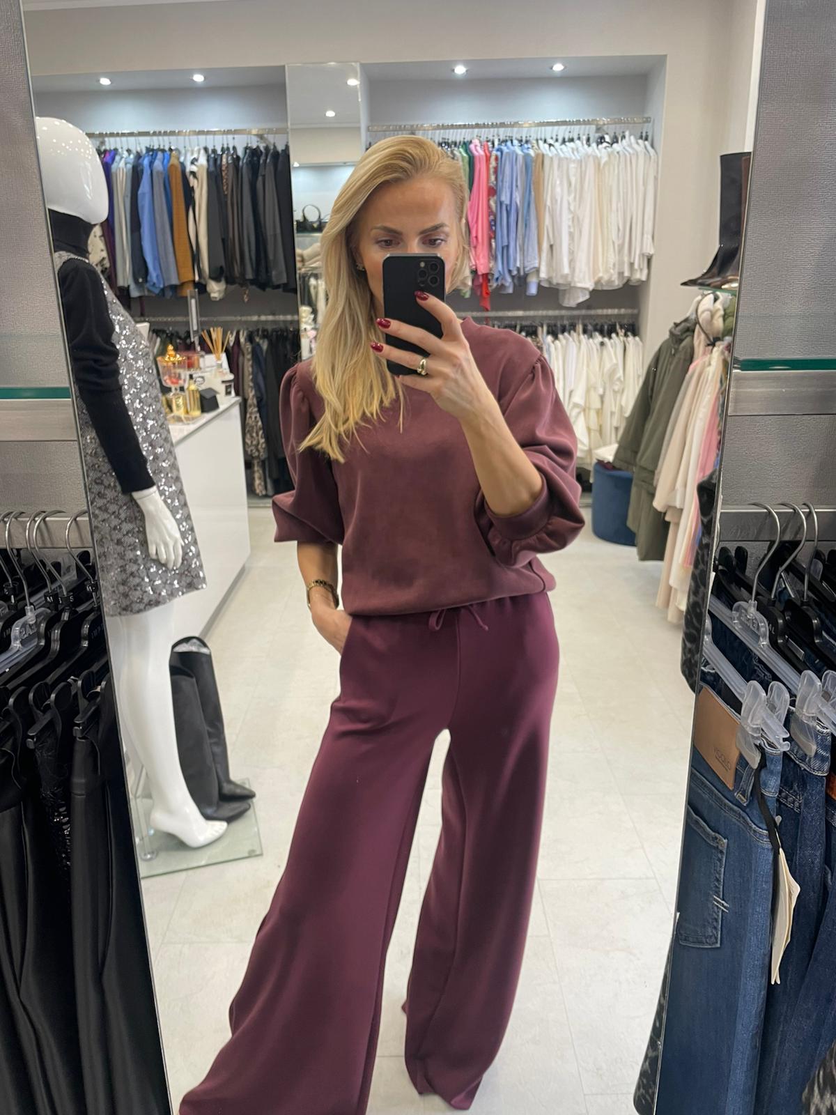 Dixie teplákové nohavice Fantasy ( Bordeaux) - lgfashion.sk
